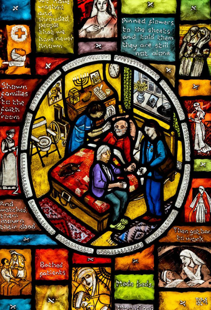 Nursing Life Triptych 2019 - Rachel Mulligan Stained Glass
